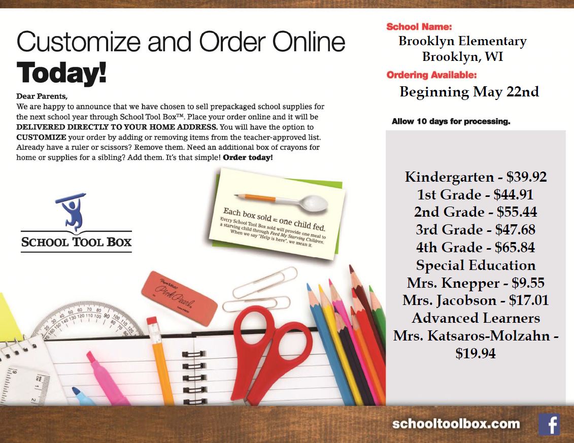 school tool – Brooklyn Elementary PTO