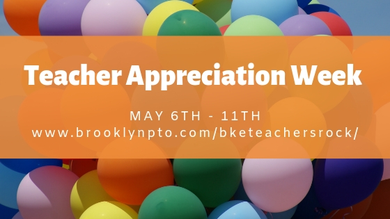 Teacher Appreciation Week 2019 Orange – Brooklyn Elementary PTO